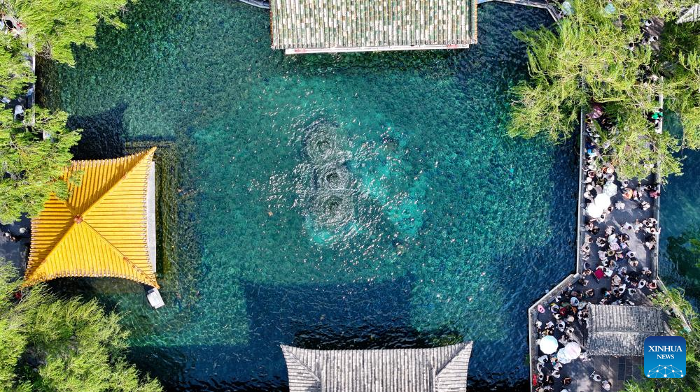 View of Baotu Spring in Jinan, China's Shandong | 极目新闻